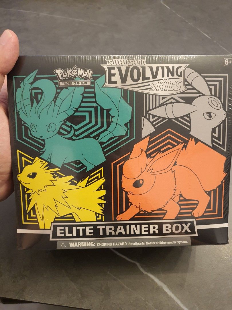 Pokemon evolving skies ETB, Hobbies & Toys, Toys & Games on Carousell