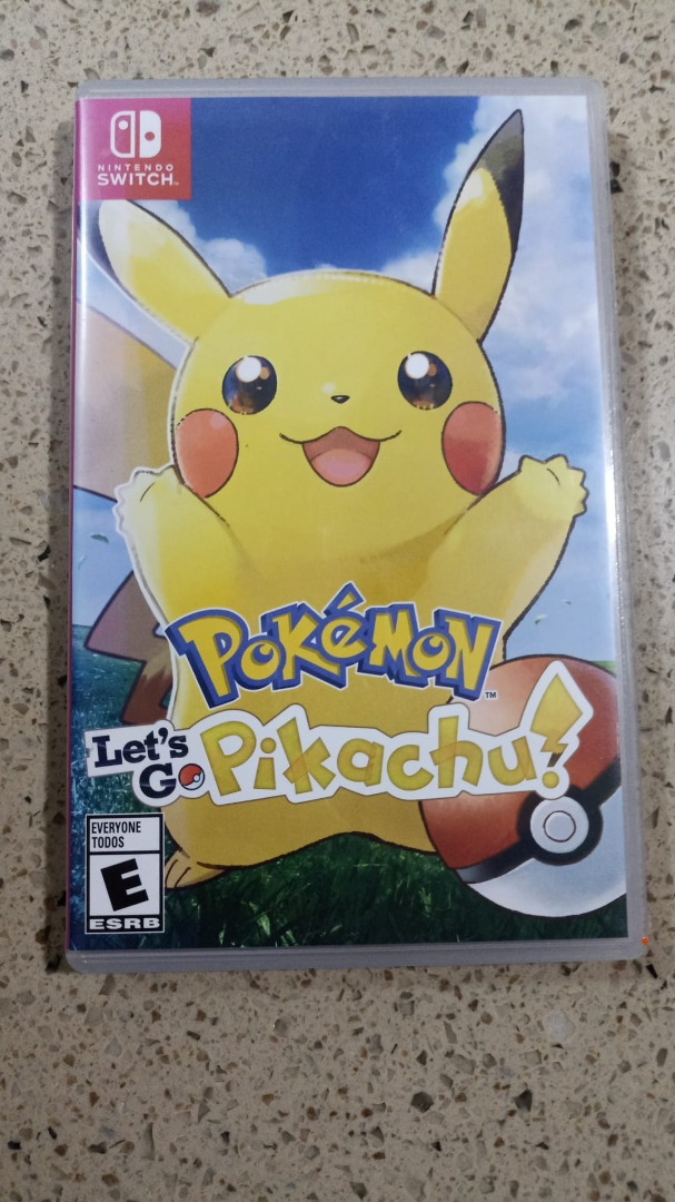 Pokemon Let's Go Pikachu for Nintendo Switch, Video Gaming, Video Games ...