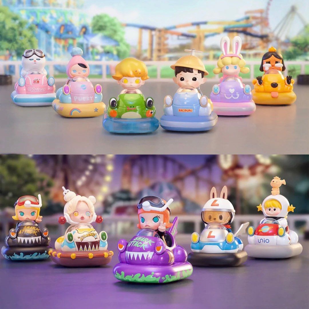 POP MART Popcar Bumper Car Full Set Sealed Blind Box Action Figures ...