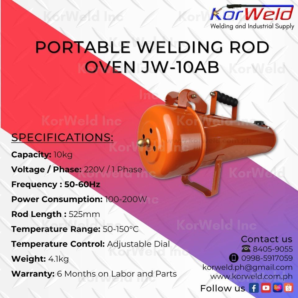Portable Welding Rod Oven JW-10AB, Commercial & Industrial ...
