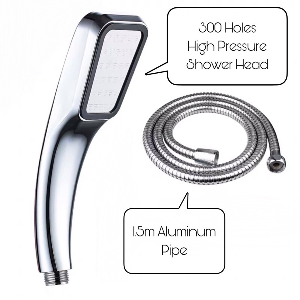 Premium High Pressure Shower Head Bundle Set, Furniture & Home Living ...
