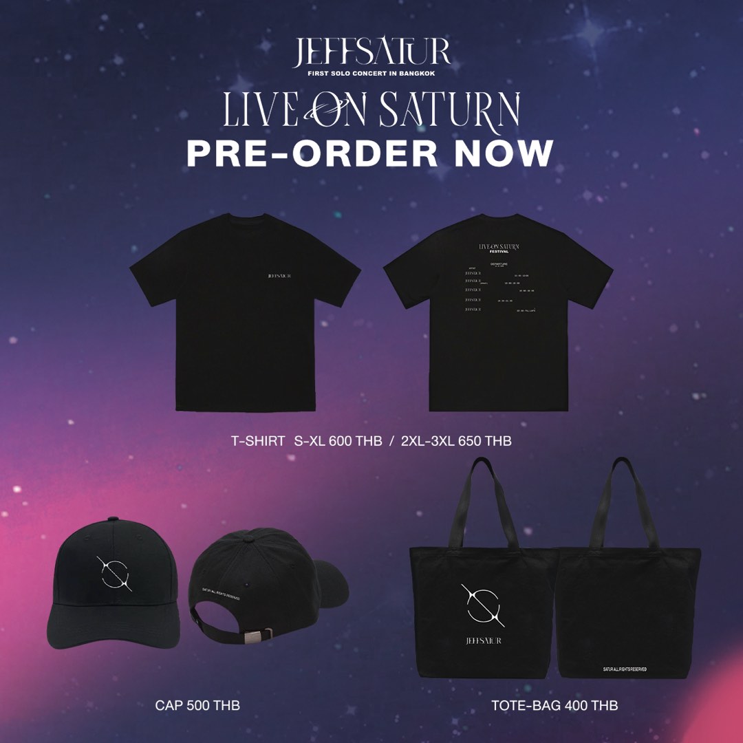 [PRE-ORDER/GO] Jeff Satur Live on Saturn concert merch, Hobbies & Toys ...