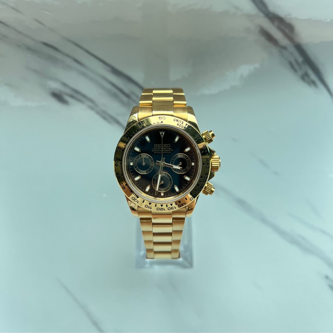 *PRE-ORDER* Yellow Gold Daytona Mod, Luxury, Watches on Carousell