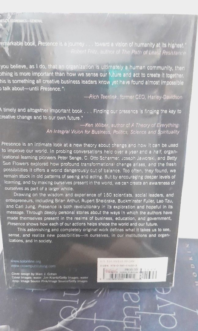 Presence: Human Purpose and the Field of the Future, Hobbies & Toys, Books & Magazines, Fiction ...