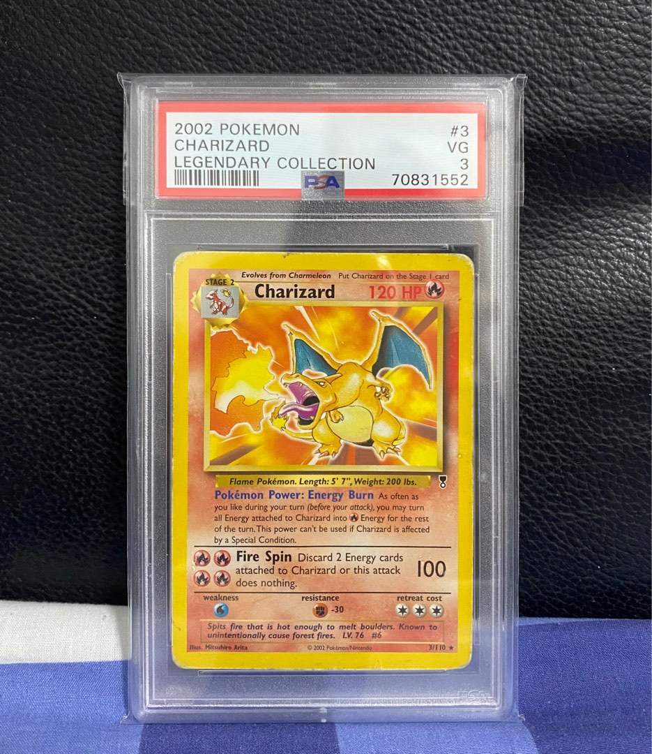 Psa 3 Charizard Legendary Collection, Hobbies & Toys, Toys & Games on ...