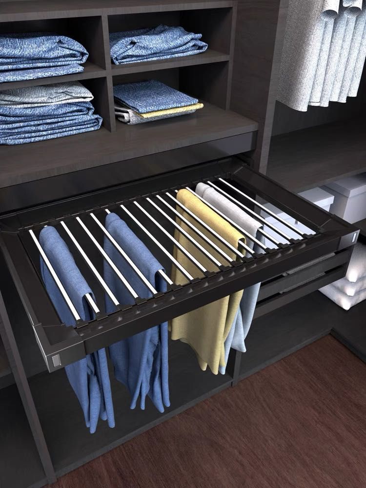 Ikea inspired Pull-out Trouser Hangers , Furniture & Home Living, Home ...