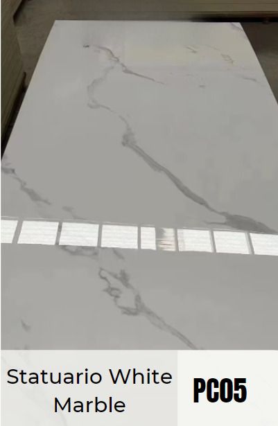 PVC Marble Wall Decorative Panel - Waterproof, Heat and High Scratch ...