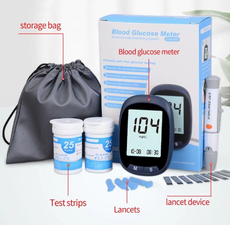RAK Blood Glucose Test Set, 健康及營養食用品, 醫療用品和工具 - Carousell
