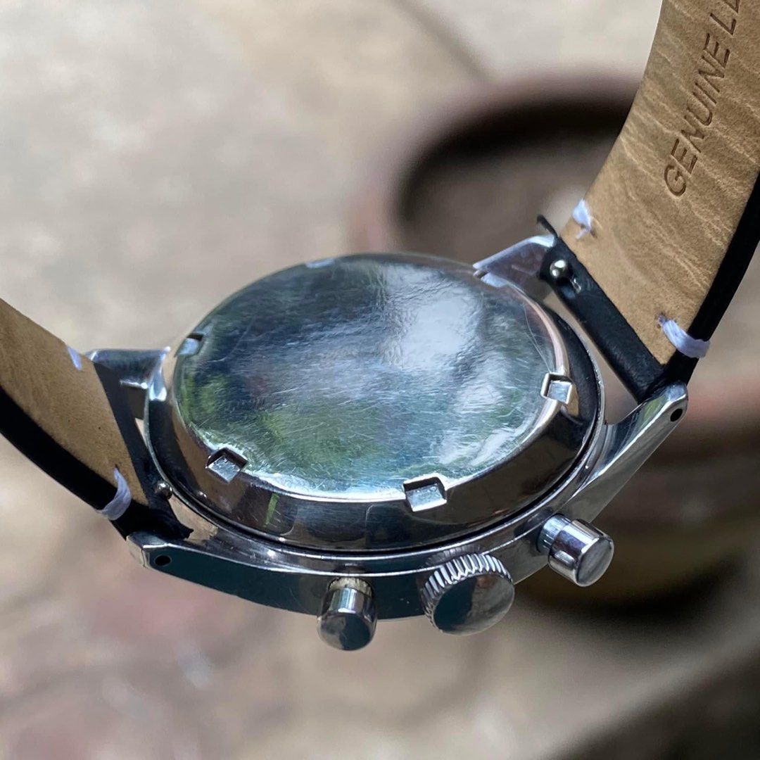 Rare Vintage Omega Ref. 2451 Steel Chronograph Swiss Made Wristwatch on ...