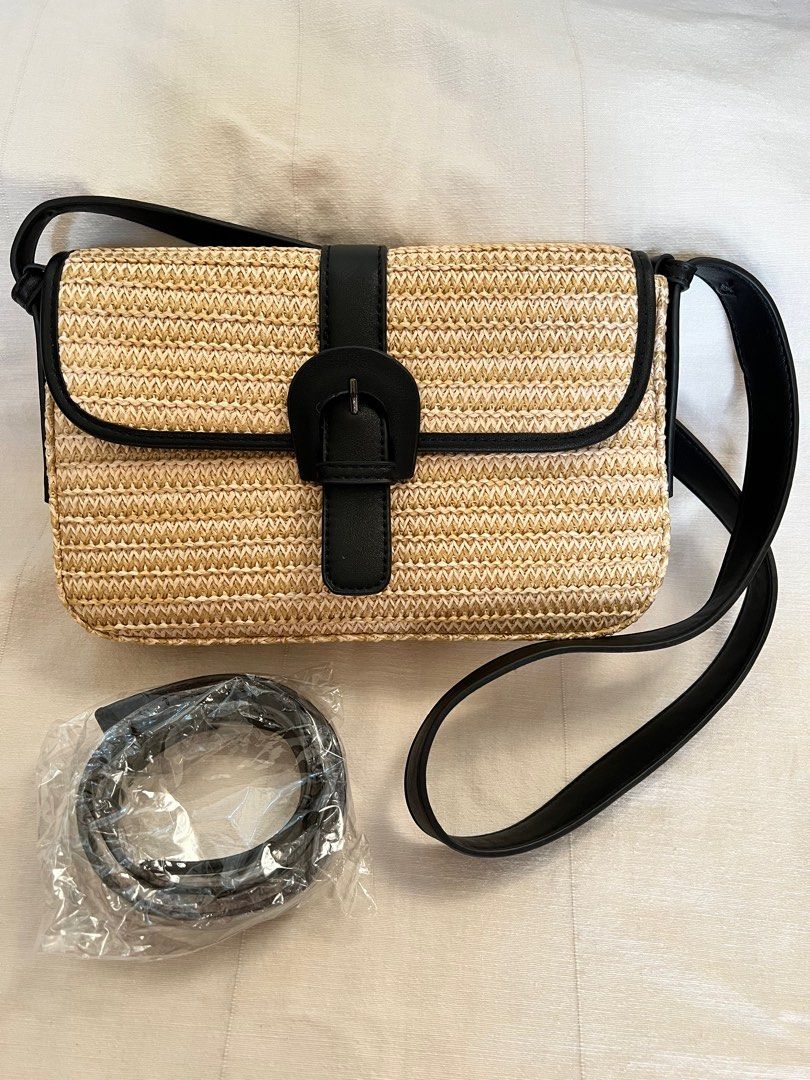 Rattan shoulder bag, Women's Fashion, Bags & Wallets, Shoulder Bags on ...