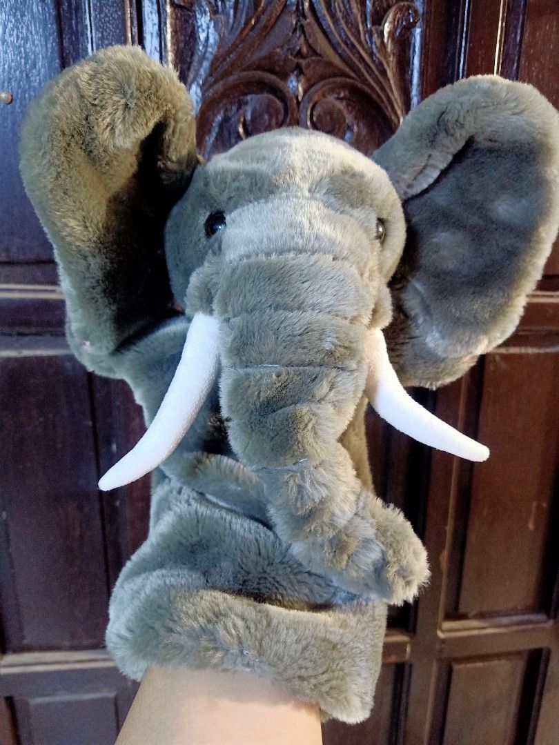 REALISTIC ELEPHANT HAND PUPPET on Carousell