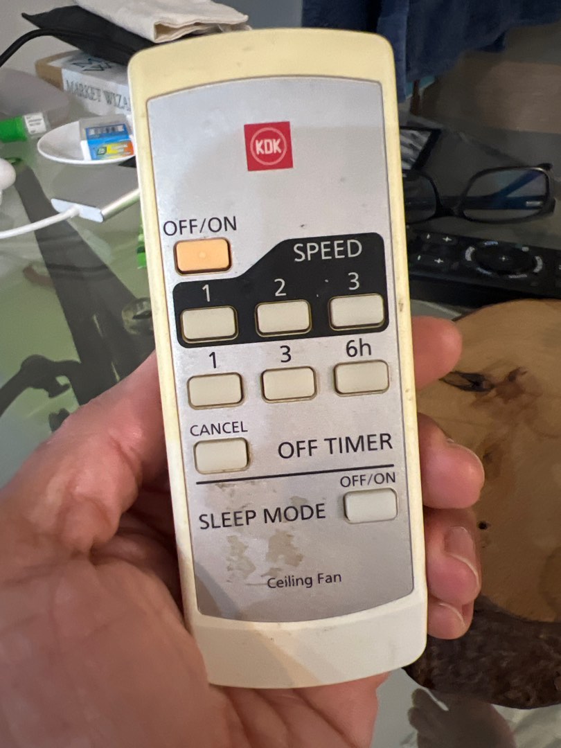 Remote control for kdf fan, ceiling fan, Furniture & Home Living ...