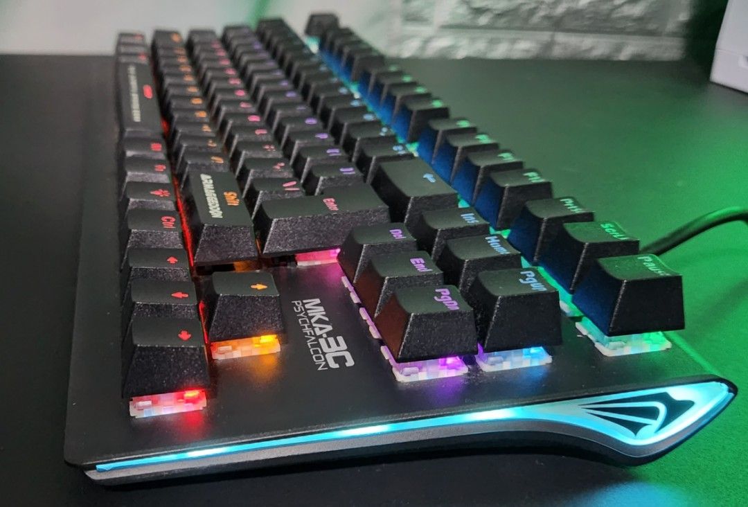 RGB TKL Mechanical Gaming Keyboard Blue Tactile switch MKA 3C ...