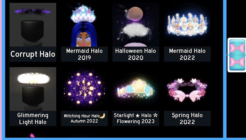 Roblox royale high halos, 電子遊戲, 遊戲機配件, 遊戲週邊商品 - Carousell