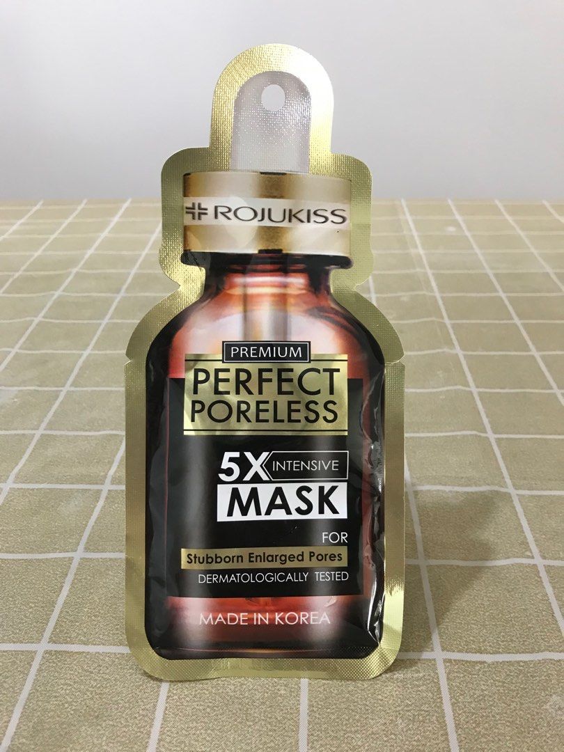 Rojukiss Premium Perfect Poreless Mask, Beauty & Personal Care, Face ...