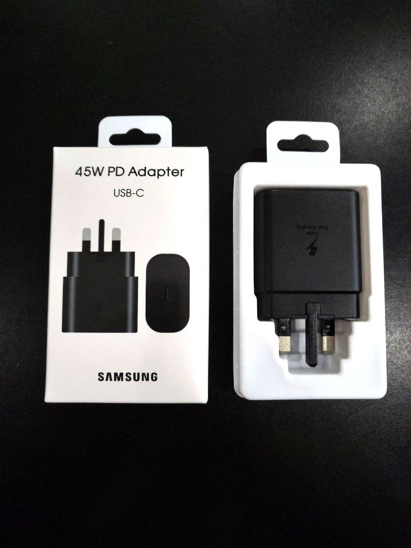 Samsung 45W USB C Type C Super Fast Charging 2.0 Adapter Plug with ...