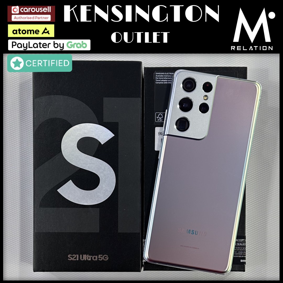 Samsung Galaxy S21 Ultra 5G 12/256GB Phantom Silver #2003, Mobile ...