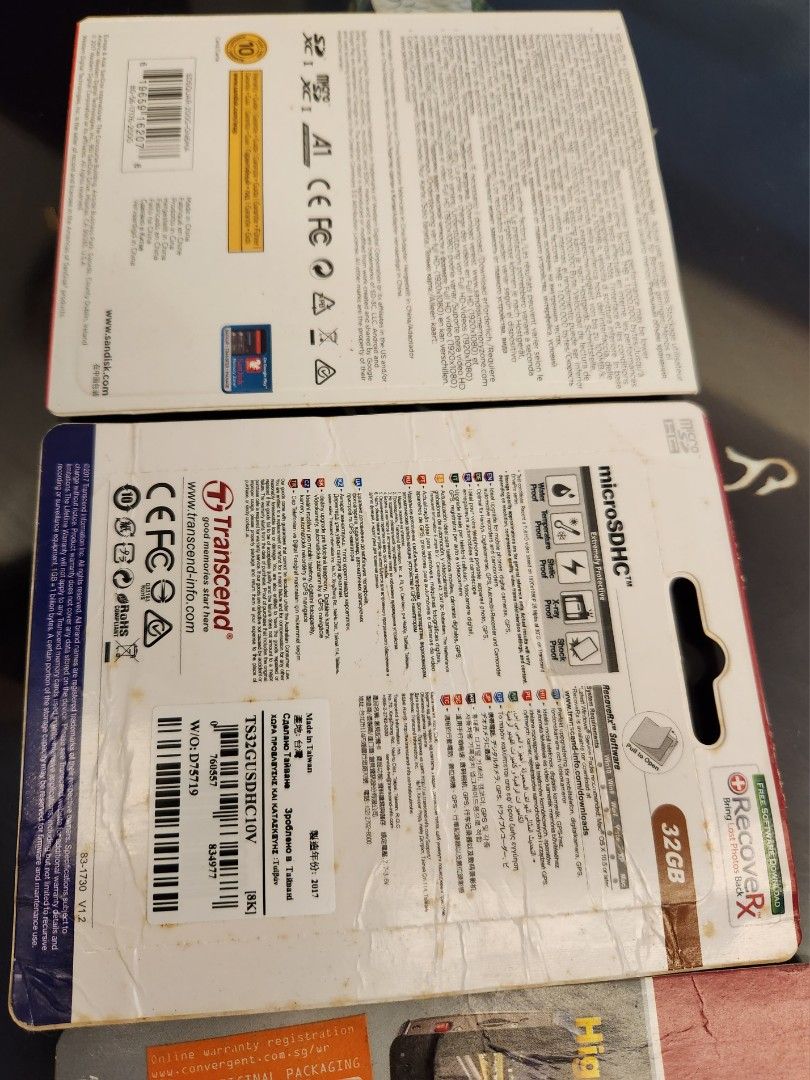 SanDisk Ultra A1 UHS-I 200GB & Transcend High Endurance 32GB and 64GB ...