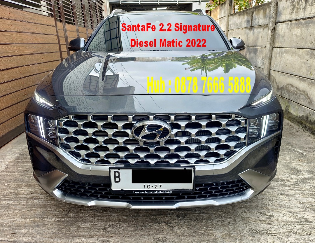 SantaFe Santa Fe 2.2 Signature Diesel 2022 AT Matic Solar All New 2023 ...