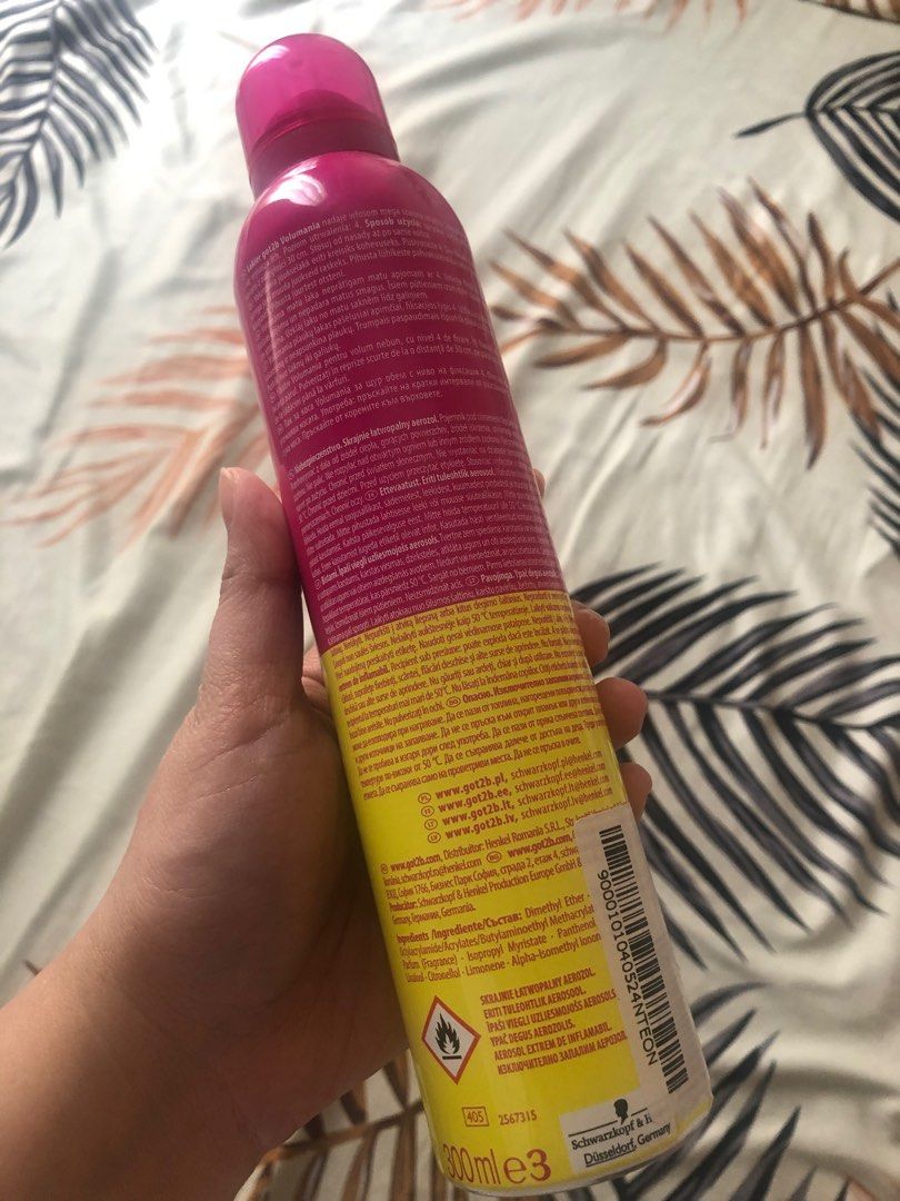 Schwarzkopf got2b Volumizing Hair Spray, Beauty & Personal Care, Hair ...