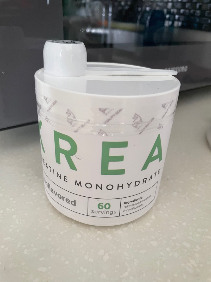 SEALED Krea Creatine Monohydrate, Health & Nutrition, Health ...