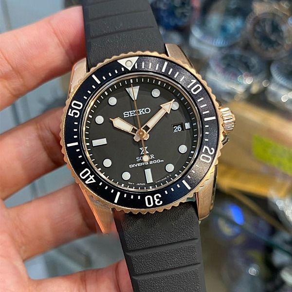 SEIKO PROSPEX SNE586P1 COMPACT SOLAR SCUBA DIVER MEN WATCH, Luxury ...