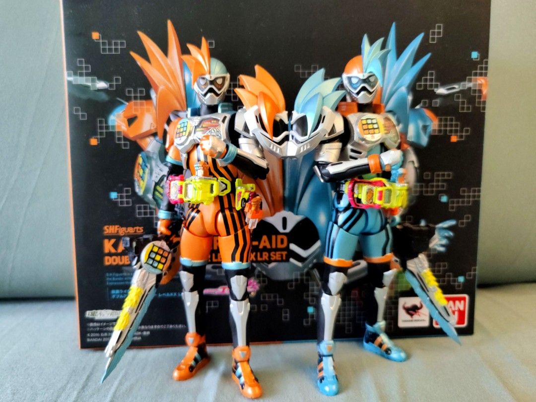 Shf Kamen Rider Ex Aid Double Action Gamer Level LXX LR Set BIB ...