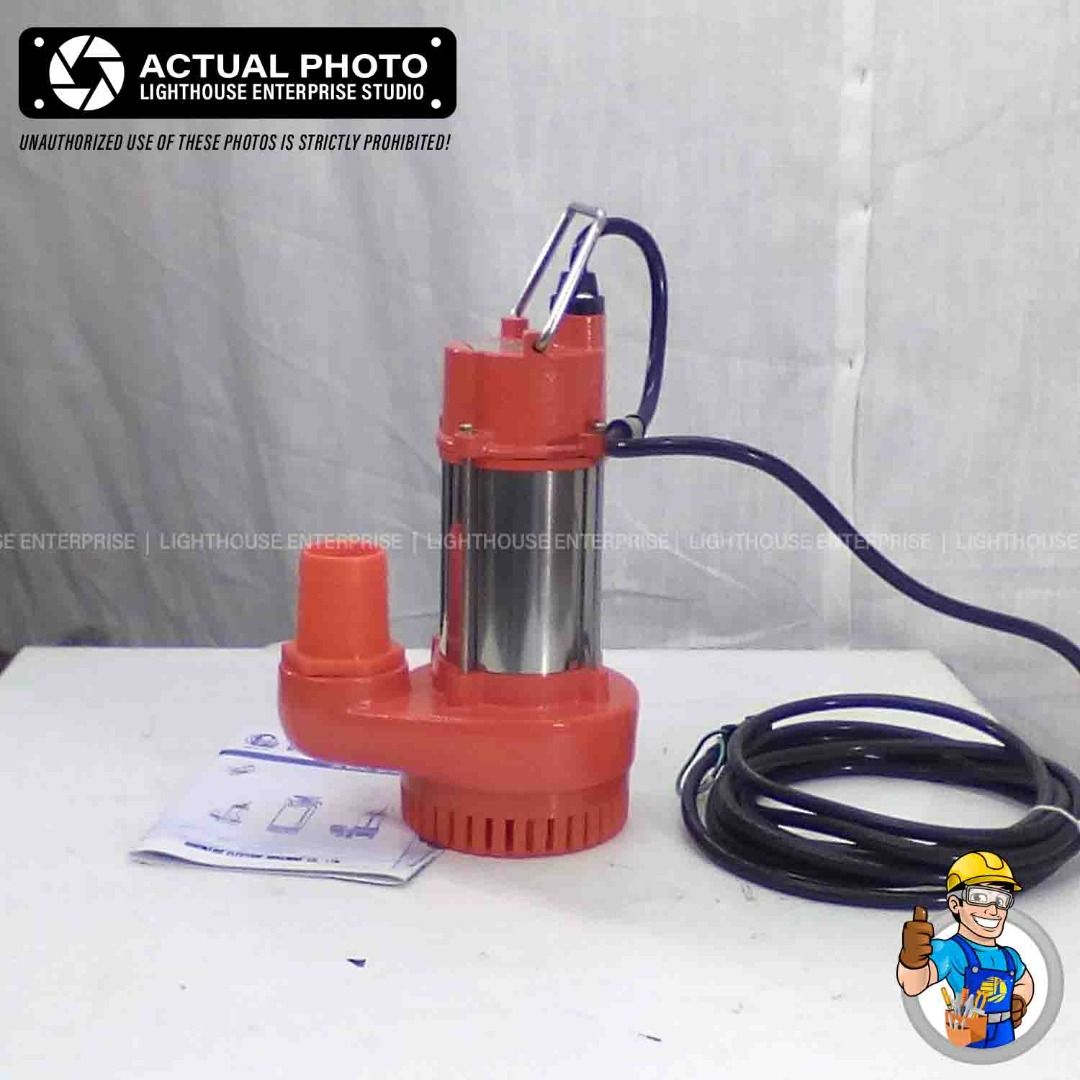 SHOWFOU Submersible Drainage Pump / Sewage Submersible Pump (1/2HP, 1HP ...