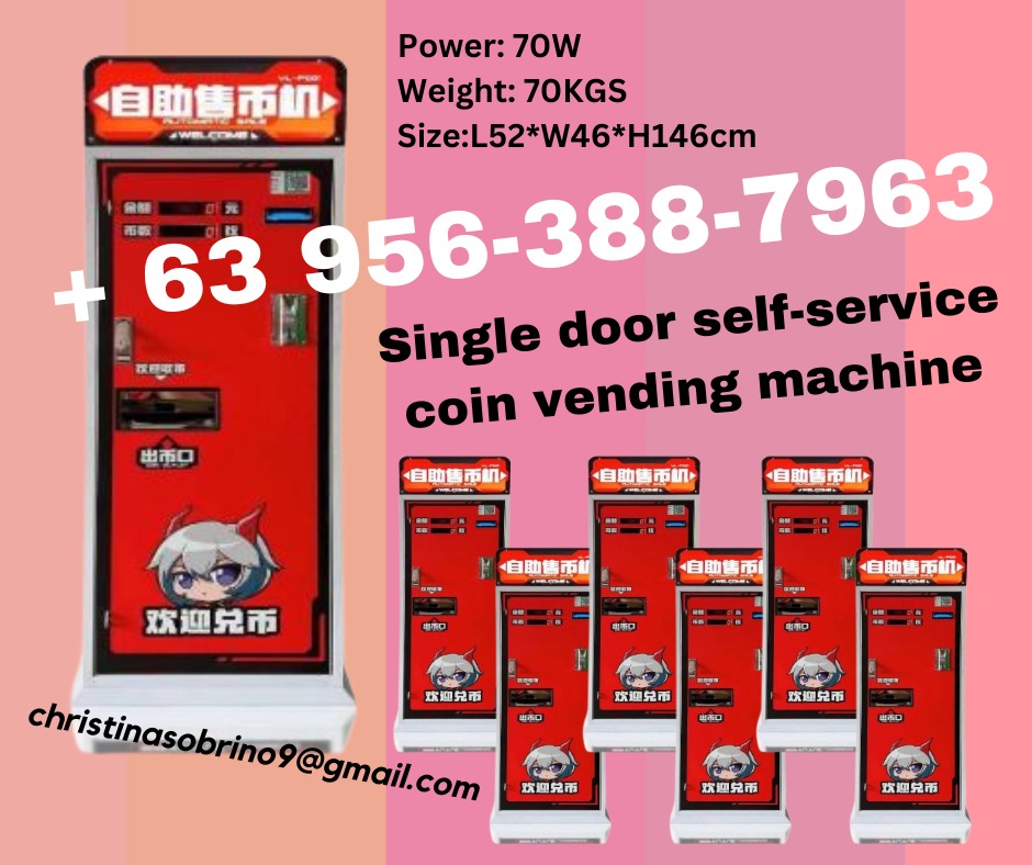Single door self-service coin vending machine, Commercial & Industrial ...