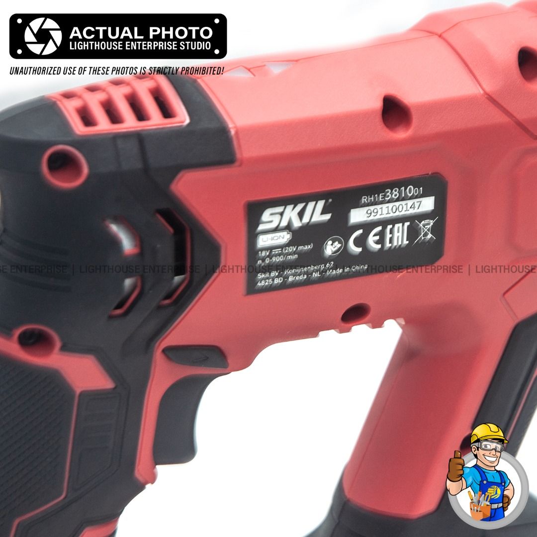 SKIL Lithium-Ion Cordless 20V MAX Pneumatic Rotary Hammer (RH1E3810AA) *LIGHTHOUSE ENTERPRISE ...
