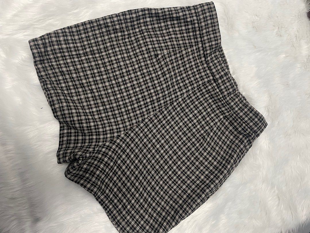 SKORT PALDA checkered for kids/women on Carousell