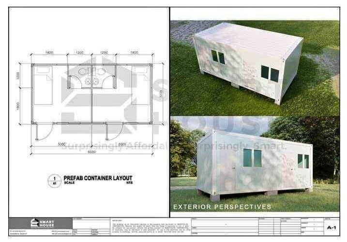 SMARTHOUSE PREFAB CONTAINER VAN HOUSE, Commercial & Industrial ...