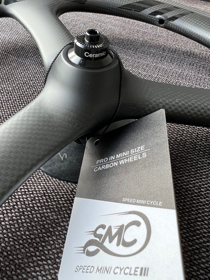 SMC Carbon Trispoke 3K matte 6 Speed BWR brompton, Sports Equipment ...