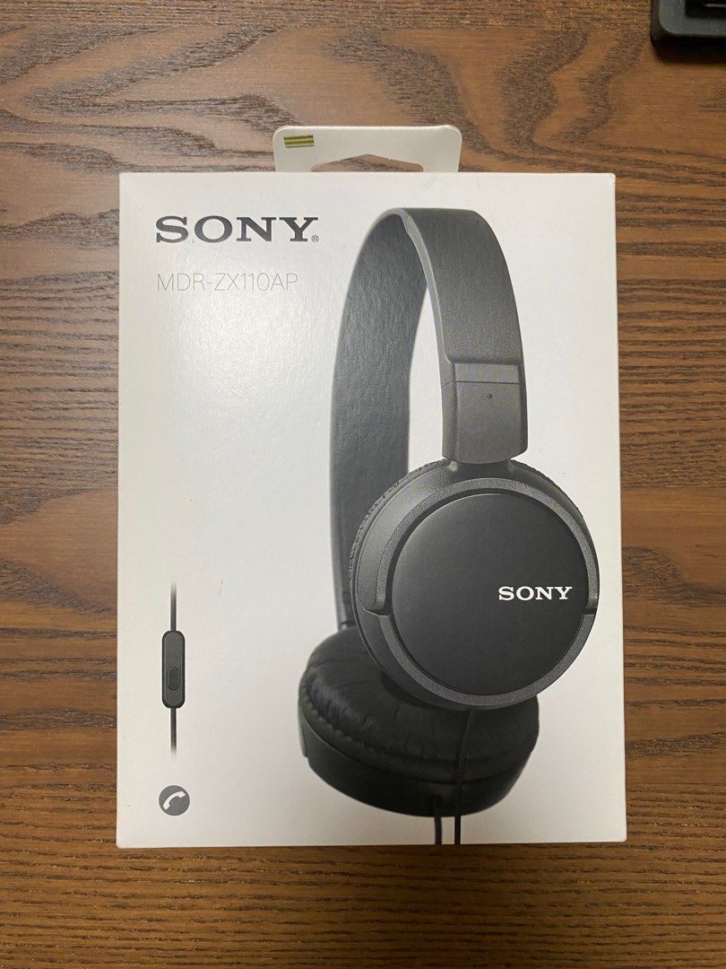 Sony Headphones MDR-ZX110AP, Audio, Headphones & Headsets on Carousell