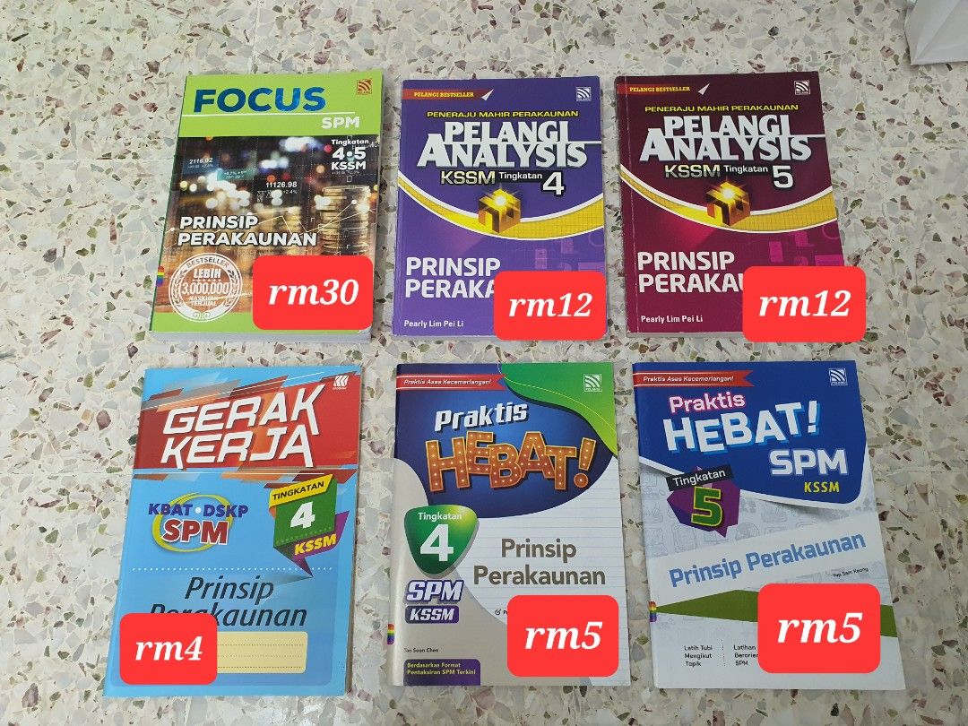 SPM KSSM BUKU RUJUKAN & BUKU LATIHAN TINGKATAN 4 DAN 5, Hobbies & Toys ...