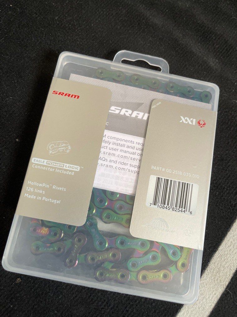 Sram xx1 Chain 12 speed oilslick rainbow, Sports Equipment, Bicycles ...