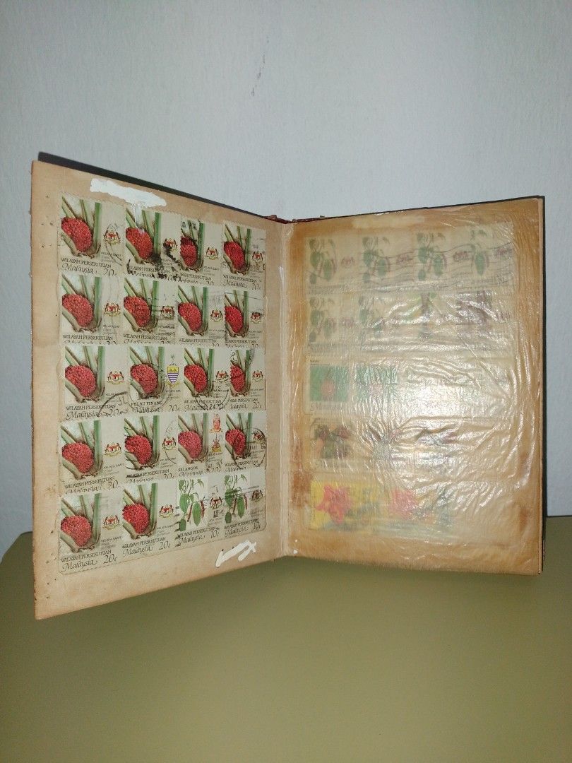 Stamp Book with stamps - 80's, Hobbies & Toys, Collectibles ...