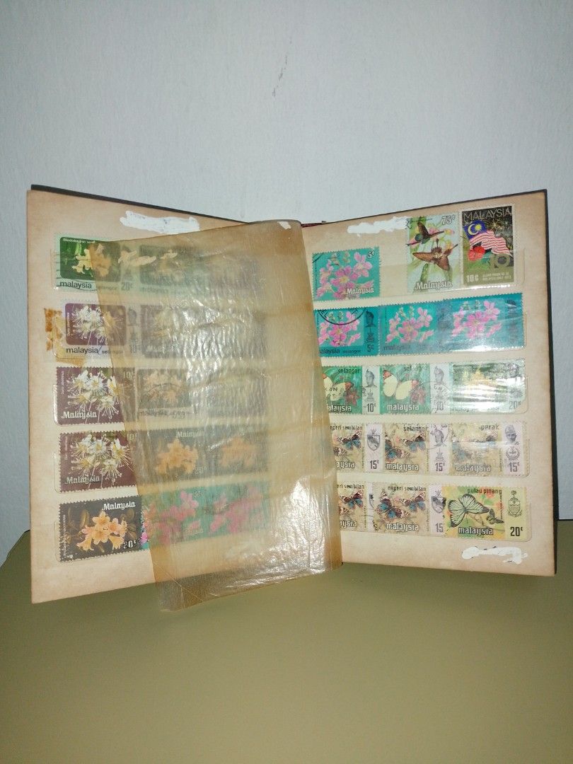 Stamp Book with stamps - 80's, Hobbies & Toys, Collectibles ...