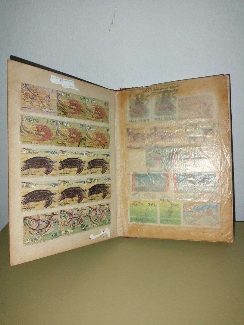 Stamp Book with stamps - 80's, Hobbies & Toys, Collectibles ...