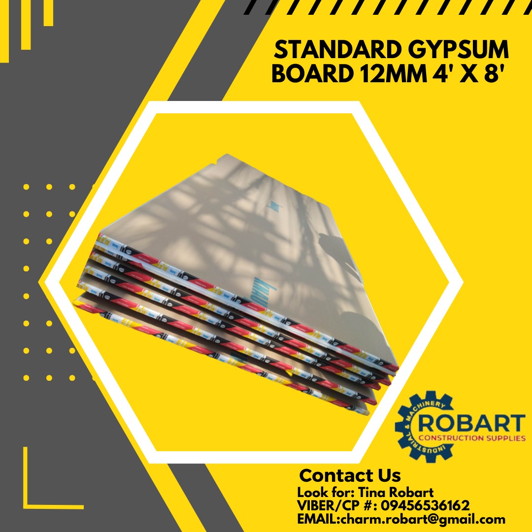 Standard gypsum board 12mm 4' x 8', Commercial & Industrial ...