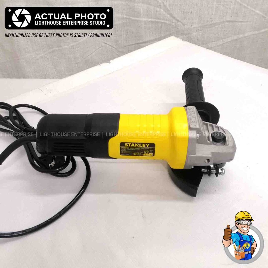STANLEY 900W Angle Grinder (STGS9100A) w/FREE 4pcs Disc *LIGHTHOUSE ...