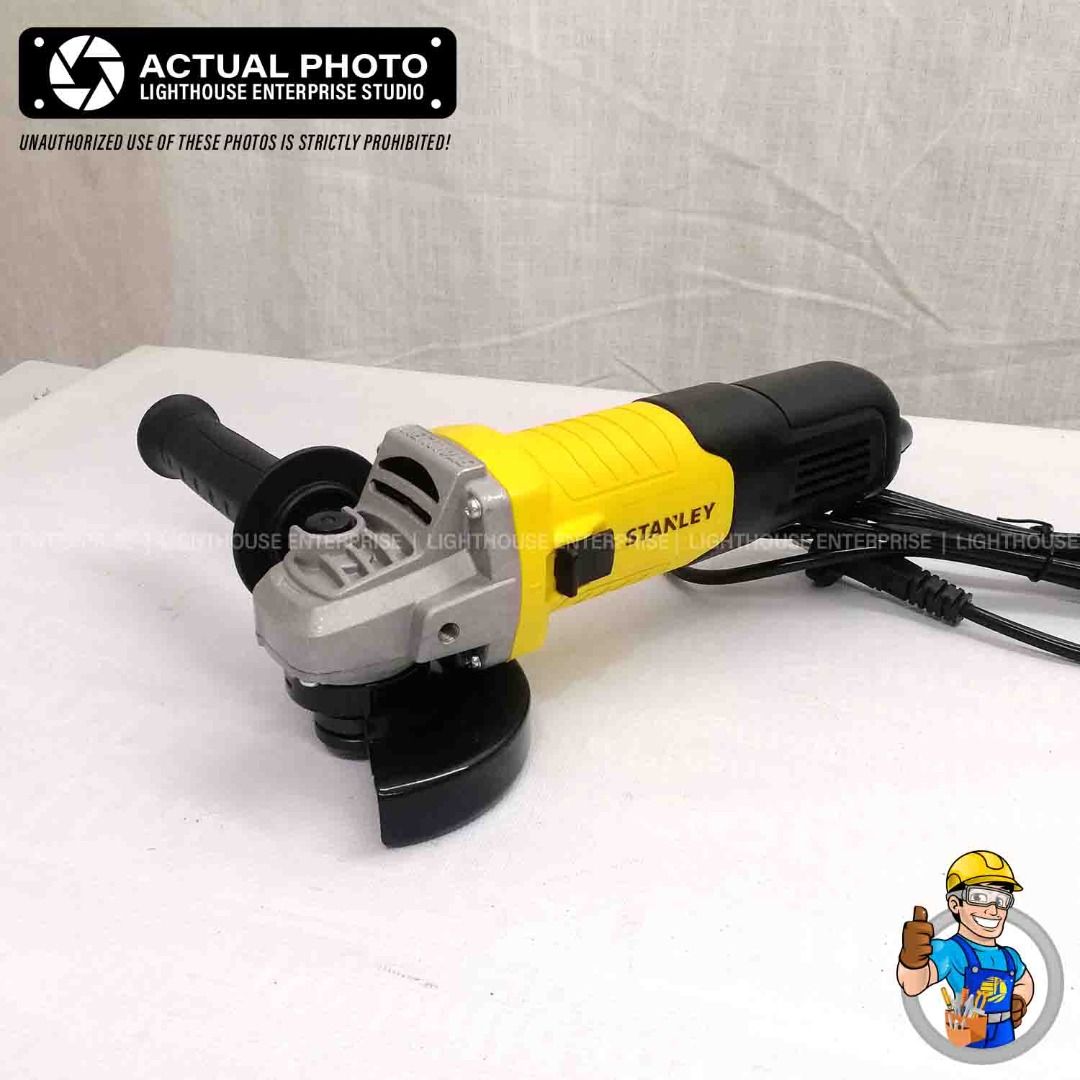 STANLEY 900W Angle Grinder (STGS9100A) w/FREE 4pcs Disc *LIGHTHOUSE ENTERPRISE*, Commercial ...