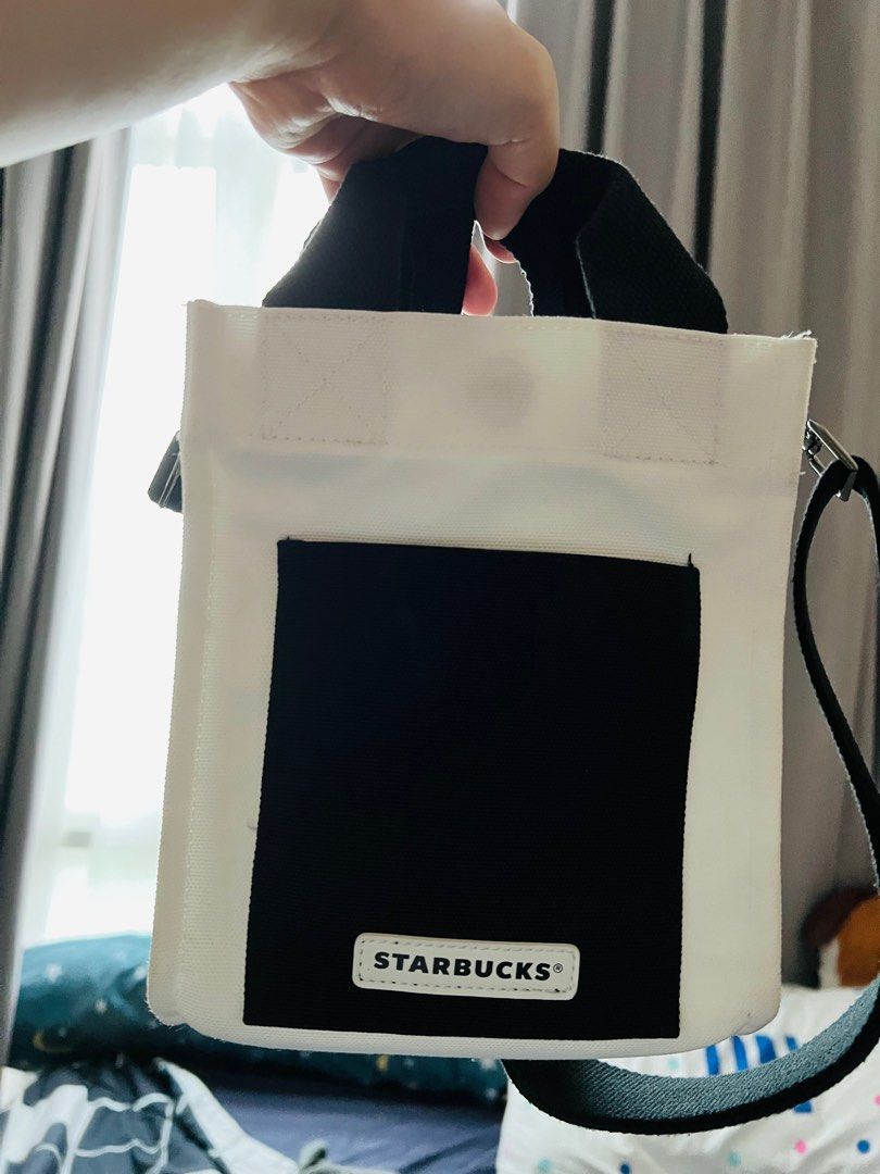 Starbucks Mini Tote Monochrome Collection, Women's Fashion, Bags ...