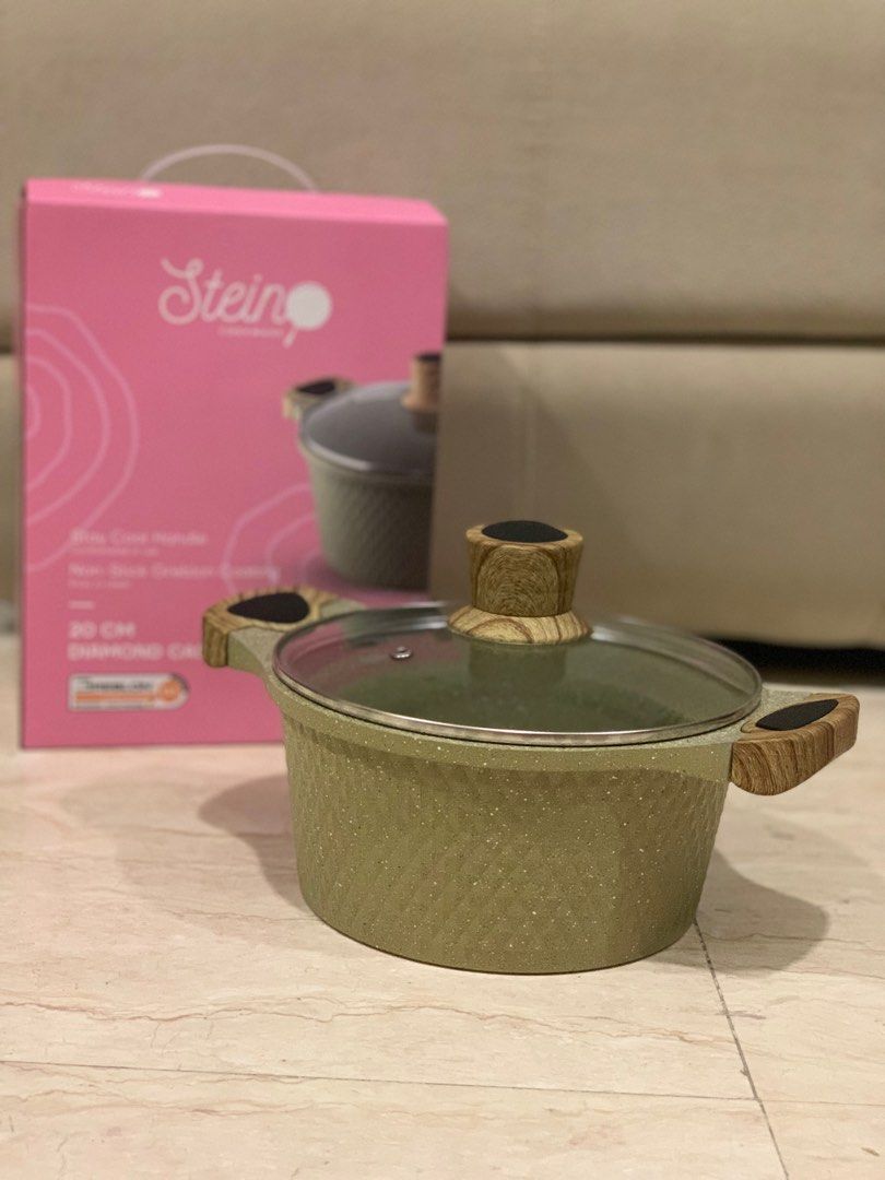Stein Cookware Diamond Granite 20cm, Kitchen & Appliances di Carousell