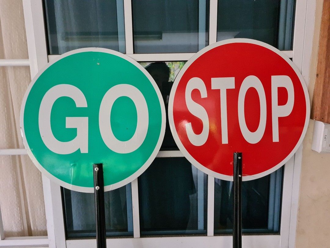 Stop and Go Signage, Hobbies & Toys, Stationery & Craft, Other ...
