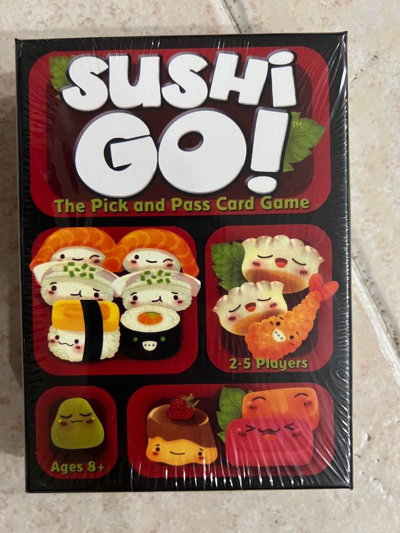 Sushi Go card game, Hobbies & Toys, Toys & Games on Carousell