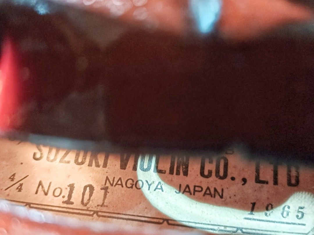Suzuki Violin made in Japan circa 1965, Hobbies & Toys, Music & Media, Musical Instruments on ...