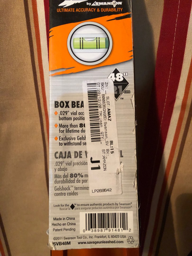 Swanson level 48 inches with magnet, Commercial & Industrial ...