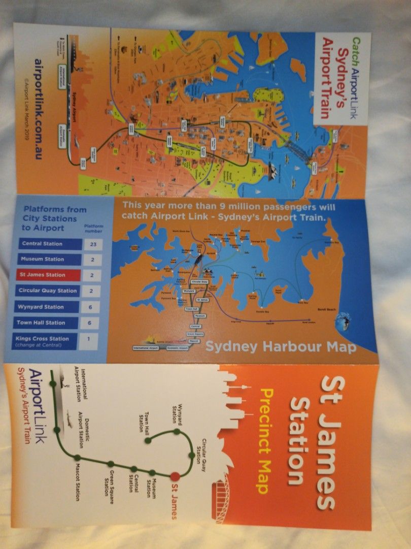 Sydney Train Stations Precinct Map, Hobbies & Toys, Memorabilia ...