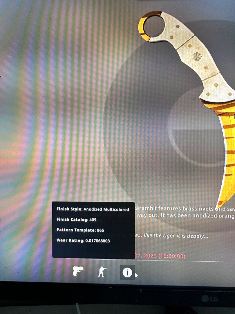 Csgo Talon knife tiger tooth, Video Gaming, Gaming Accessories, In-Game ...